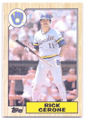 1987 Topps #129 Rick Cerone | eBay