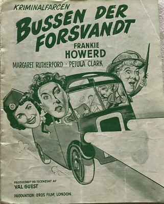 The Runaway Bus Marianne Stone Lionel Murton 1954 Vtg Old Danish Movie ...