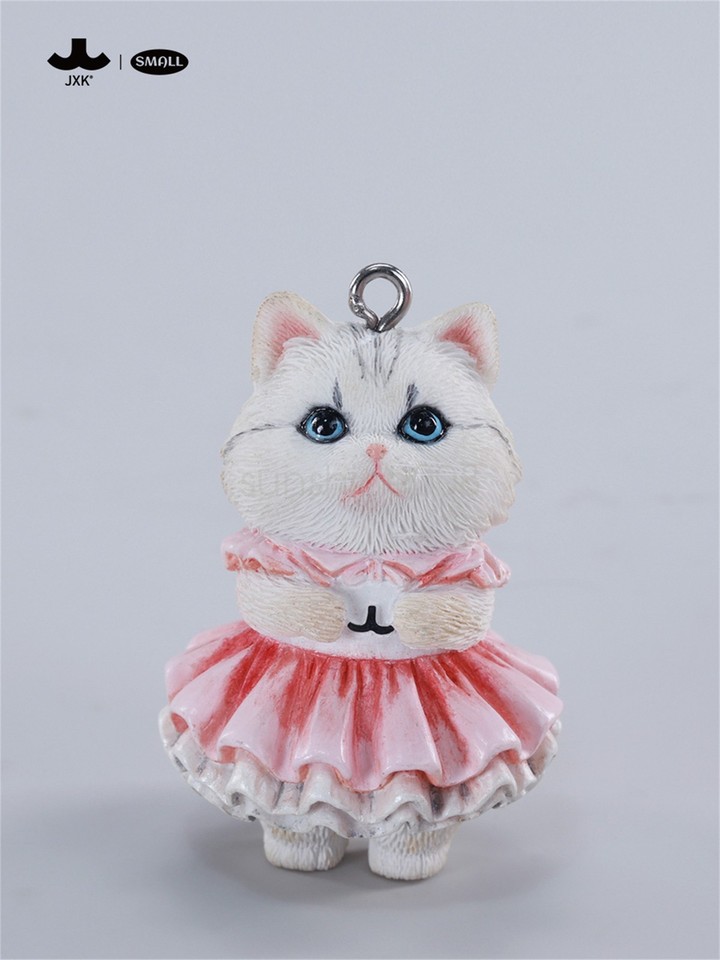 JXK Sweet Mew Cat Model Pendant Animal Collection Toys Gift Decoration ...
