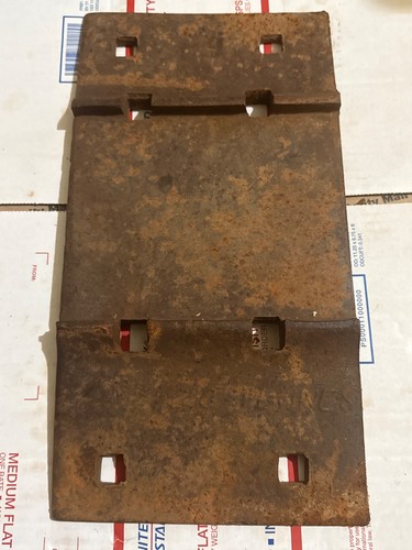 Railroad Track Tie Plate 15"x7.75" With 6" Rail Base Heavy 21 lbs ...