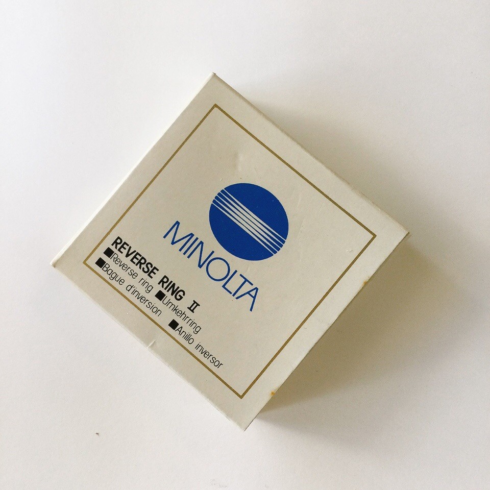 MINOLTA Reverse Ring Ⅱ55mm Macro Adapter for MD MC SR Rokkor 55 f/1.7 X ...