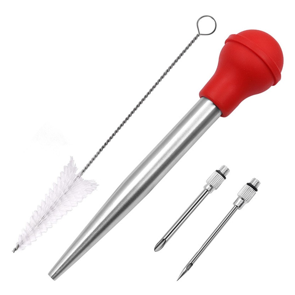 Stainless Steel BBQ Injector Spice Injecting Tool for Delicious Flavor ...