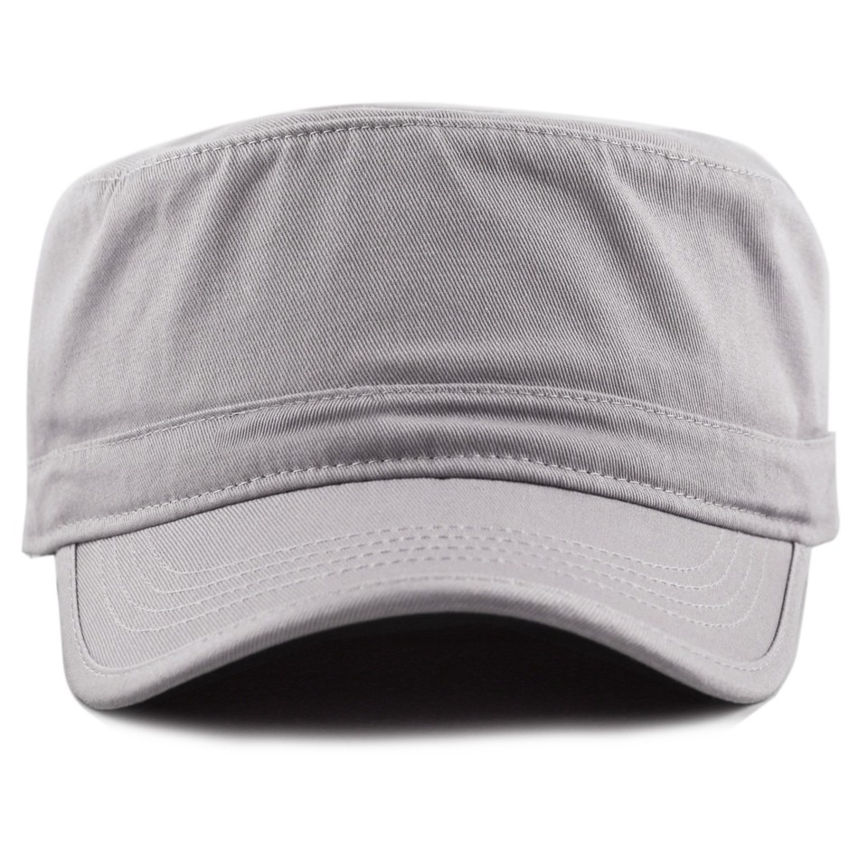 The Hat Depot Army Washed Cotton Basic Military Style Cadet Cap | eBay