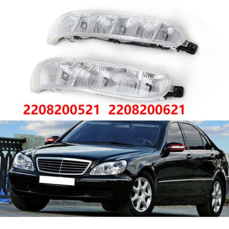 Rearview Mirror Turn Signal Light Blinker Lamp For Mercedes W220 W215 ...