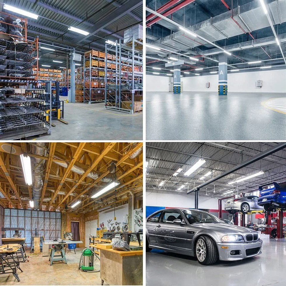 T8 8FT Single Pin LED Tube Light Bulbs FA8 45W 6000K Warehouse LED Shop ...