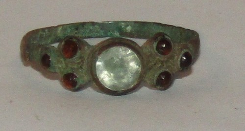 Rare Iroquois Jesuit Rings with Stones Geneva, N.Y. 1680's | eBay