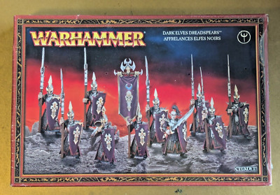 Sealed - Dark Elf Elves Dreadspears, Warhammer Age of Sigmar, Games ...