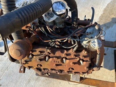 50-53 Ford Mercury 8BA V8 Flathead Motor Complete Engine Core *READ* NO ...