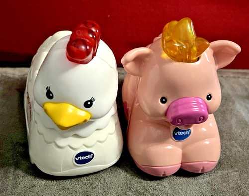 Vtech Go Go Smart Farm Animals Chicken And Pig Kids Child Toy Talks ...