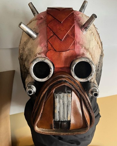 Tusken Raider The Book of Boba Fett chieftain mask costume replica Star ...