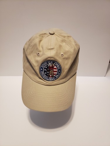 2005 US Open Pinehurst Hat Khaki USGA Golf Embroidered Logo, Free ...