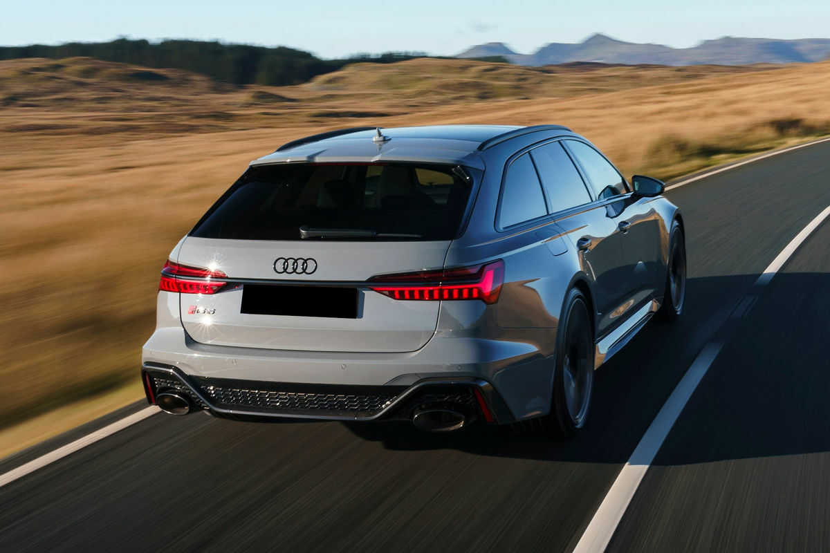 Genuine RS6 Rear Door/ Roof spoiler For Audi A6/S6/RS6 C8 4K (5G) 2019 ...