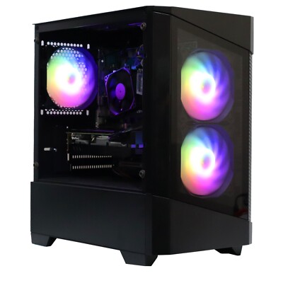 Quad-Core Gaming PC Desktop | Intel i5, 8GB RAM, 500GB + SSD, 2GB GT ...