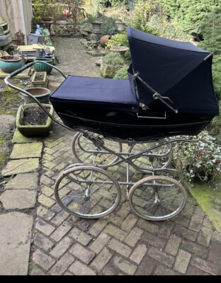 Vintage Silvercross Coach built Navy Pram | eBay UK