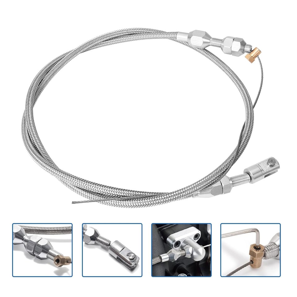 36'' Throttle Cable for Chevy 4.8L 5.3L 6.0L 5.7L LS1 Swap Conversion ...