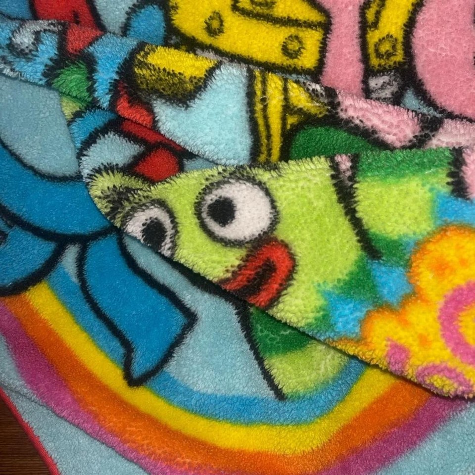 Rare retro Yo Gabba Gabba Fleece Throw Blanket | eBay