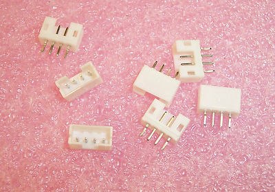 QTY (100) 4 POSITION TOP ENTRY MALE SHROUDED HEADERS 2mm 4 PIN B4B-PH-K ...