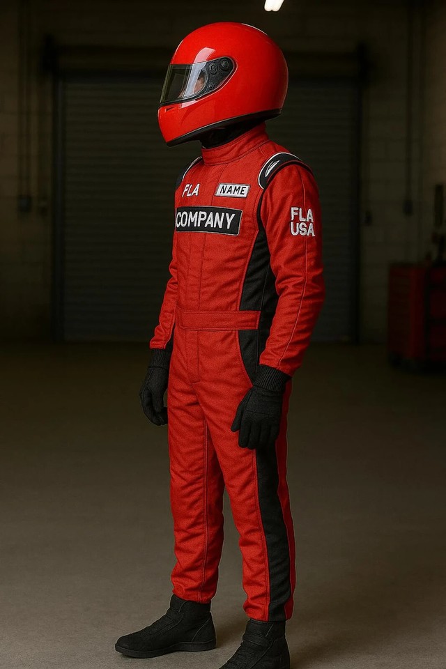 Custom 2025 Red GO kart Racing Suit | Pro Karting Gear| Motorsport ...