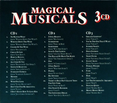 VARIOUS ARTISTS MAGICAL MUSICALS NEW CD 8712177036813| eBay