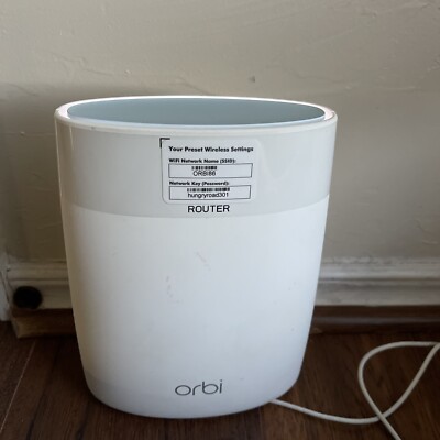 Netgear Orbi RBR50 Router AC3000 Tri-Band Mesh Wi-Fi ~ Great Condition ...