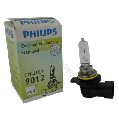 Genuine PHILIPS Eco Vision 9012 HIR2 12V 55w PX22D Bulb - Single Bulb ...