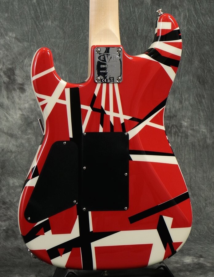 EVH Striped Series Red with Black Stripes Edward Van Halen Signature ...