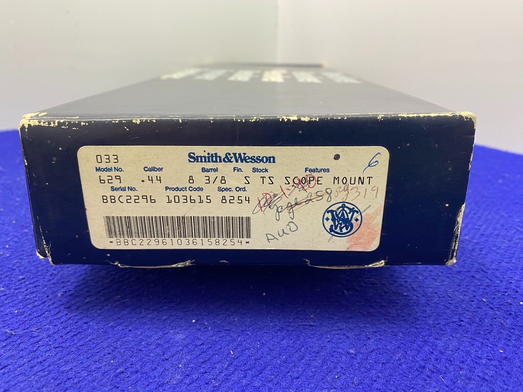 Vintage Smith &Wesson 629 "Scope Mount Model" .44 Caliber Factory ...