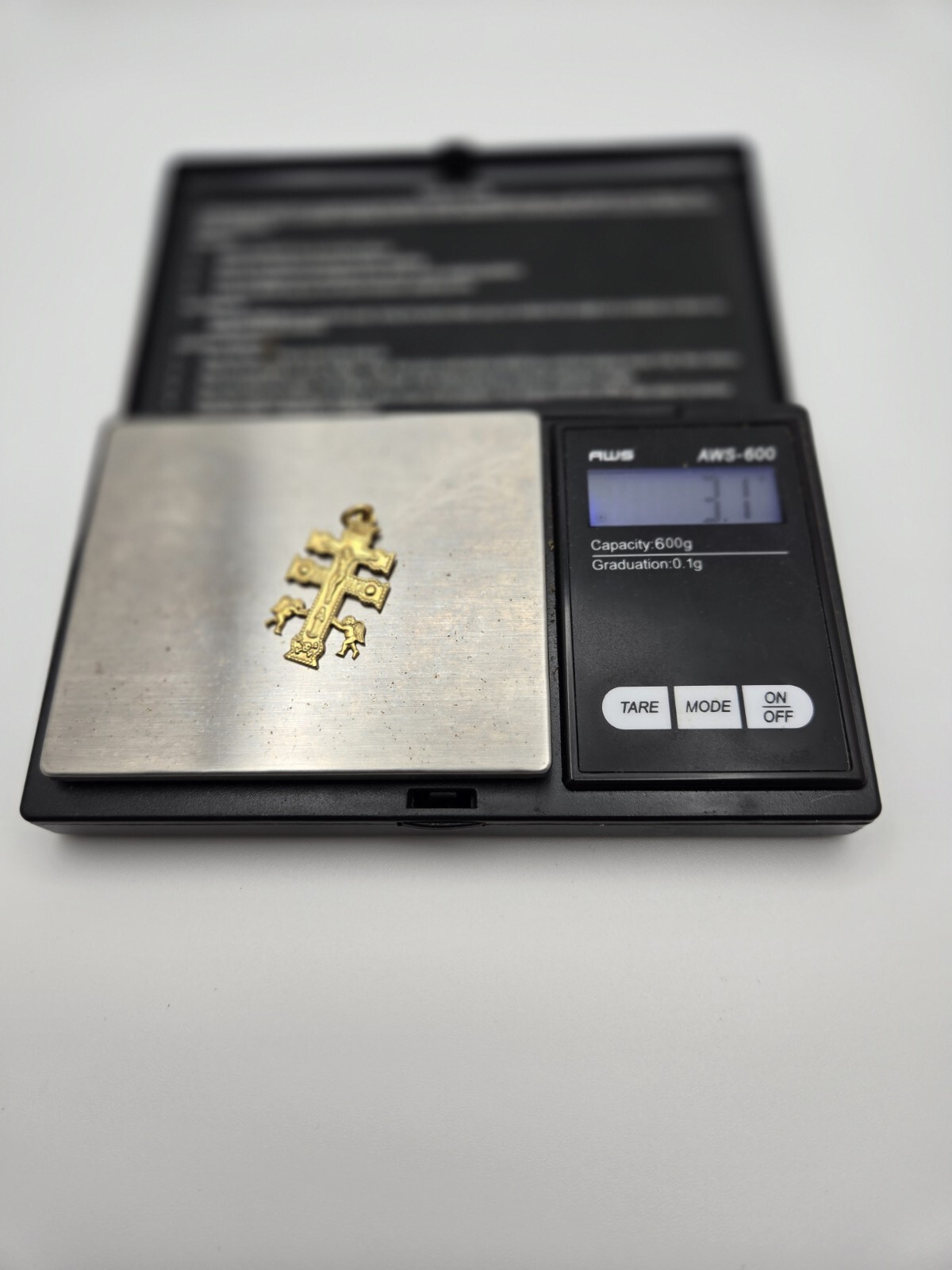 18kt Yellow Gold Cruz De Caravaca 3.1 Grams Religious Pendant | eBay