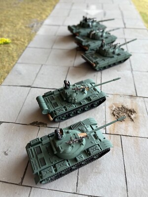 T55 Russian tanks x5 Plastic Soldier Company 1/100 15mm scale with crew figures | eBay UK