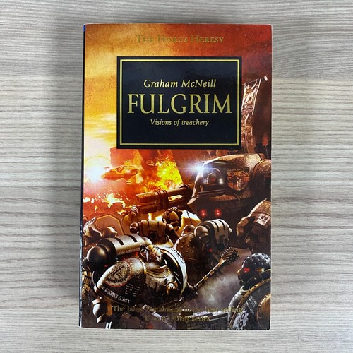 FULGRIM SIGNED PAPERBACK BOOK GOLD FIRST 1ST EDITION THE HORUS HERESY ...