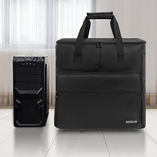 Desktop Gaming Computer Tower Pc Carrying Case Travel Storage Bag For ...