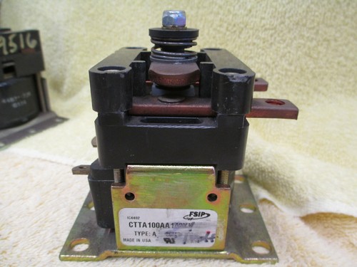 FSIP or GE CTTA100AA142XN Forklift Contactor, Type "A" 36V / 48V 80 ...