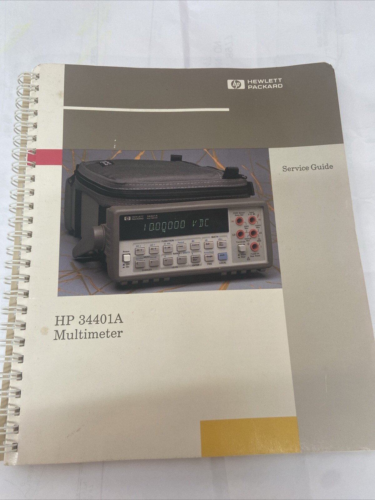 HP 34401A Multimeter - Service Guide | eBay
