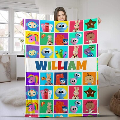 Custom Baby First TV Blanket, Baby First TV Bedding Set, Baby First TV ...