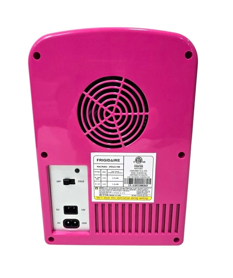 Frigidaire 9-Can Mini Retro Beverage Fridge 4-Liter Diamond Door ...