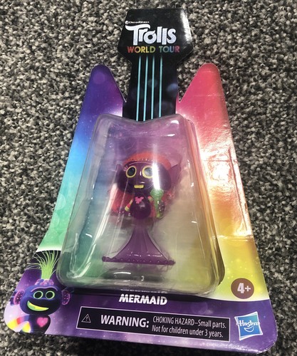 Dreamworks Trolls World Tour Mermaid Collectible Doll w/ Microphone Toy ...