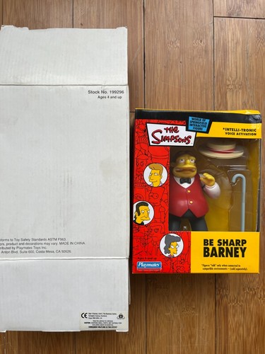 Bnib Playmates Interactivo The Simpsons Serie Be Sharp Barney Acción ...