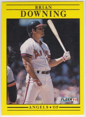 M) 1991 Fleer Baseball Trading Card - Brian Downing #310 | eBay