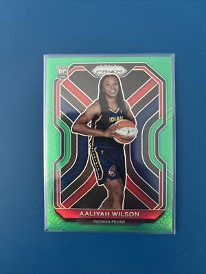 2021 Panini WNBA Prizm Green #99 Aaliyah Wilson Indiana Fever RC | eBay UK
