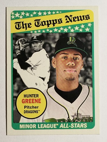 2018 Topps Heritage Minors #188 Hunter Greene AS | eBay