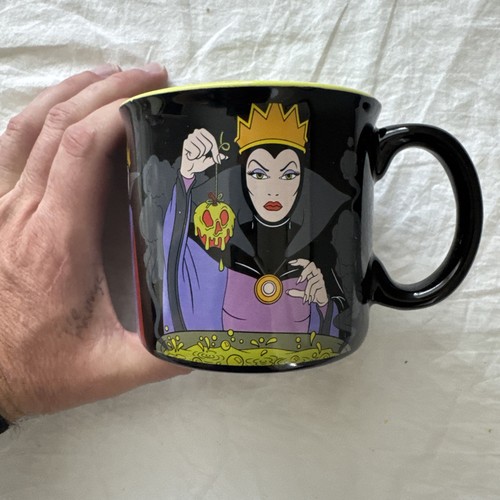 Disney Villains Evil Queen Snow White Coffee Mug Wicked Witch Grimhilde ...