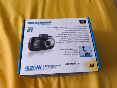NEXTBASE 412GW In-Car Cam Professional 1440p Quad HD Dash Cam - Black ...