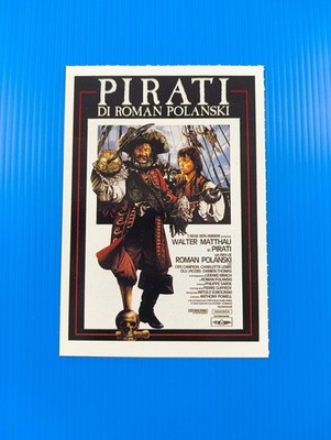 PIRATI ROMAN POLANSKI WALTER MATTHAU MINI LOCANDINA CIAK CARTOLINA FILM ...