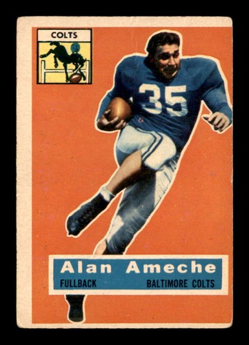 1956 Topps #12 Alan Ameche VG X2892463 | eBay