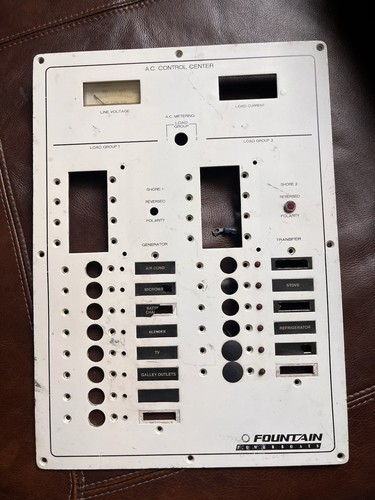 Ac/dc Panel Marine Fountain Power Boats | eBay