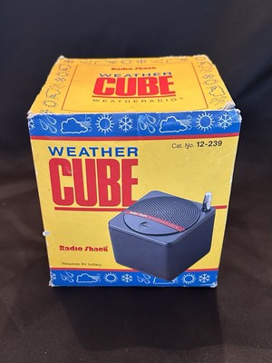 Vintage Radio Shack Weather Cube Survival Camping Opened Box Cat# 12 ...