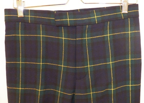 Lauren Ralph Lauren Sport 6 Slacks Tartan Plaid Wool Lined Gordon Clan ...