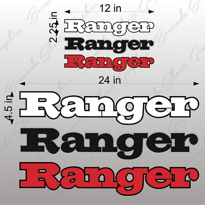 Ranger Bass Boats Decal - UV Resistant Waterproof Vinyl graphic | eBay