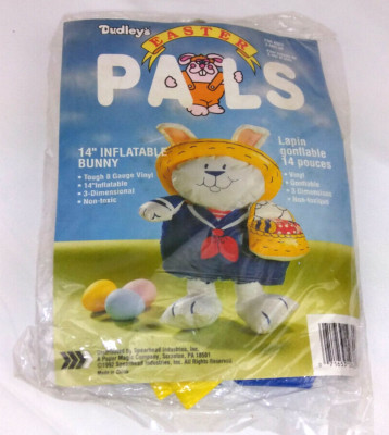 Dudley's Easter Pals 14" Inflatable Bunny - Brand New | eBay