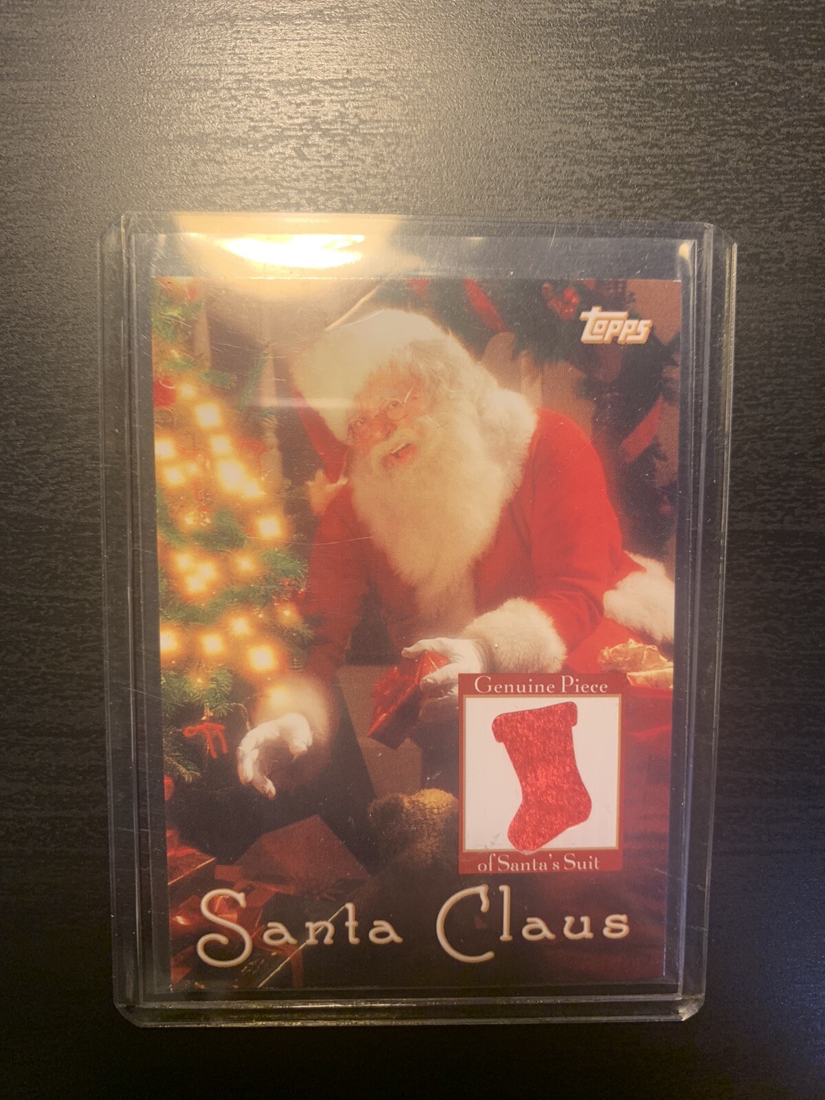 2007 Topps Santa Claus Relic Card Genuine Piece of Suit SP Rare Merry ...